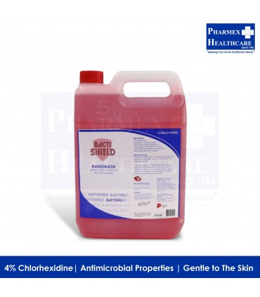 BACTISHIELD Handwash with 4% Chlorhexidine (5 Litres) | Pharmex Healthcare