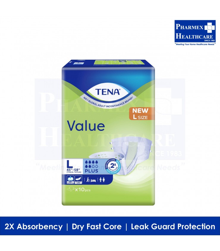 TENA Value Adult Diapers (Medium/Large) | Pharmex Healthcare