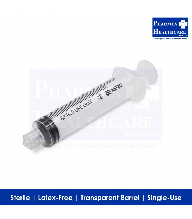 NIPRO Syringes Without Needle Luer Lock (4 Available Sizes) Type 10cc