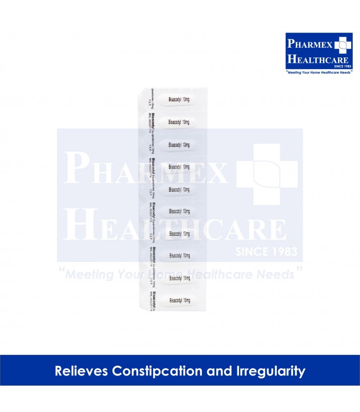Bisacodyl Suppositories, BIS-01, 10 Pc/Box