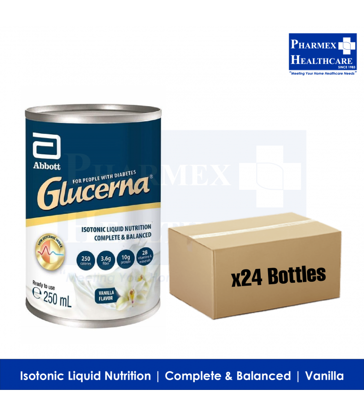 Glucerna Liquid (Abbott), 250ml, Per Tin