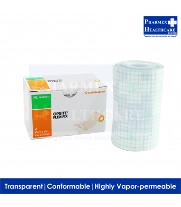 Dressing, Transparent Film Roll (Smith & Nephew) Opsite Flexifix