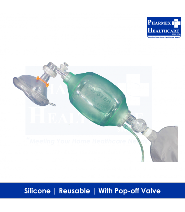 Manual Resuscitator | Air Viva | Adult | Bag Valve Mask (BVM) | Ambu ...