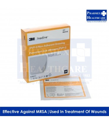 INADINE Povidone Iodine Non-Adherent Dressing 9.5cm x 9.5cm