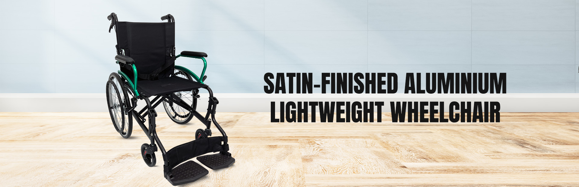 ASSURE REHAB Lightweight Wheelchair with Flip-up Footrest 18″ AR-0801 ...