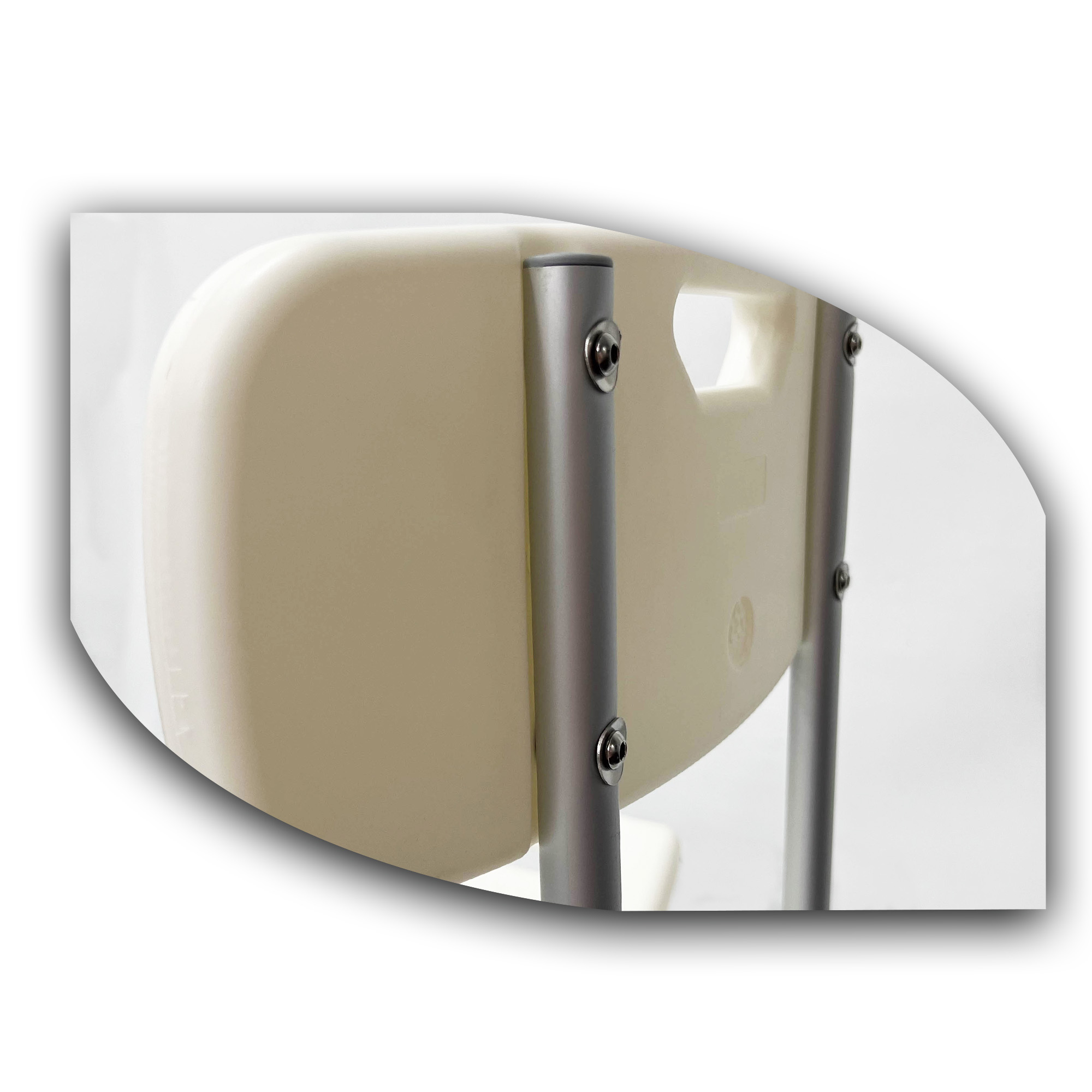 ASSURE REHAB Aluminium Shower Chair With Backrest AR-0243 – Yeap Medical