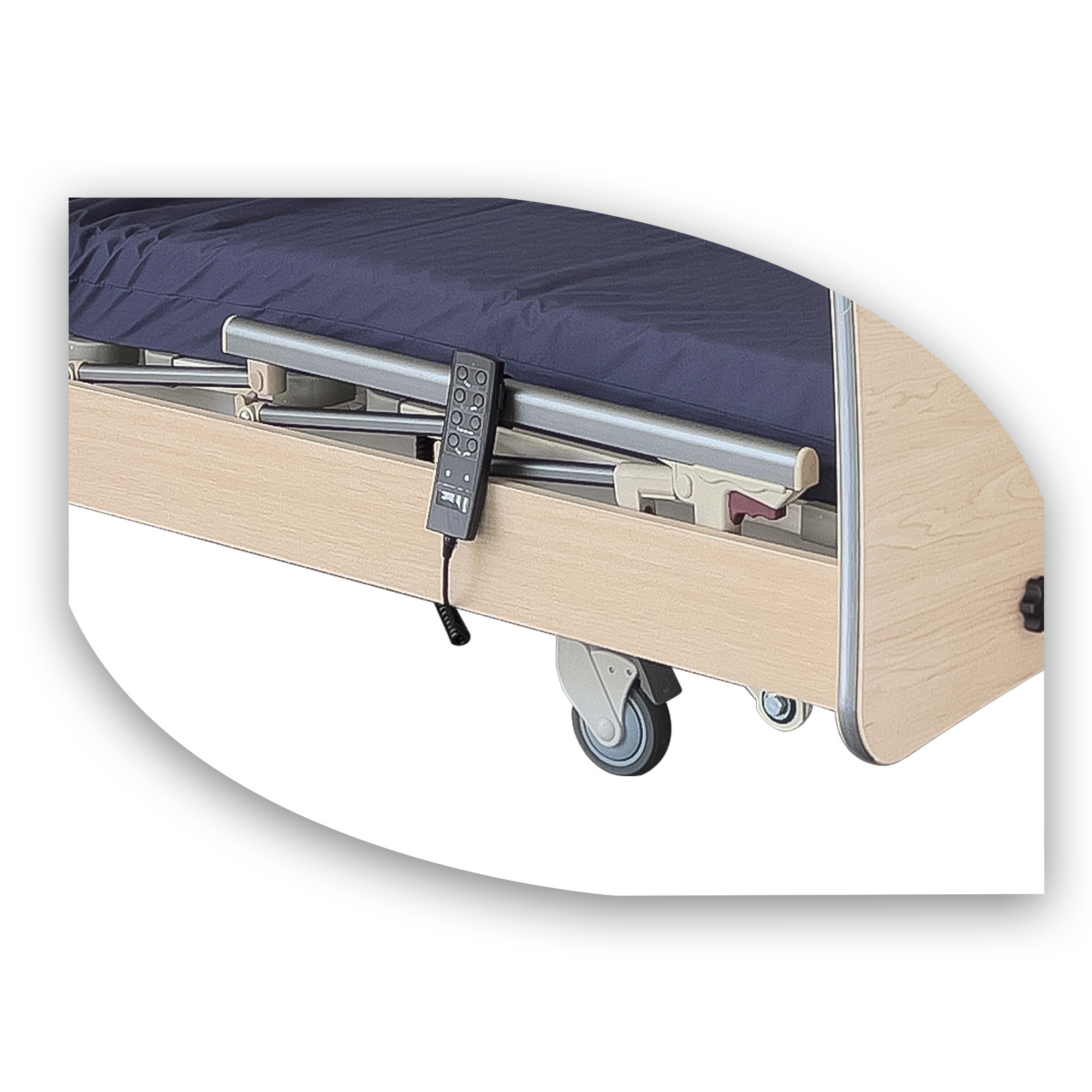 ASSURE REHAB Maple Electric Low Bed | AR-0553-MAPLE – Yeap Medical