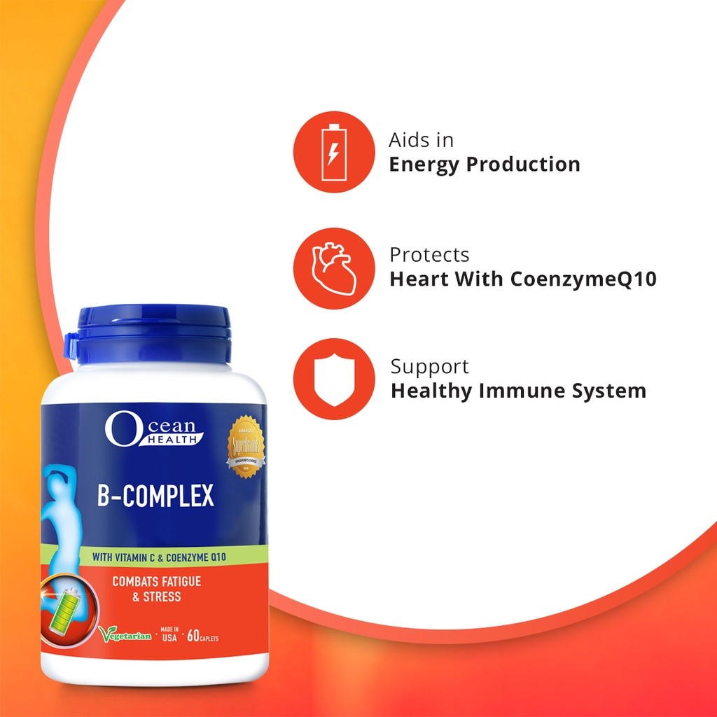 B-Complex Caplet (Oceanhealth) 60's/Bot